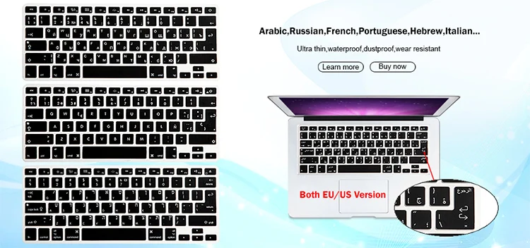 custom silicone keyboard cover,glow in the dark keyboard cover,laptop ...