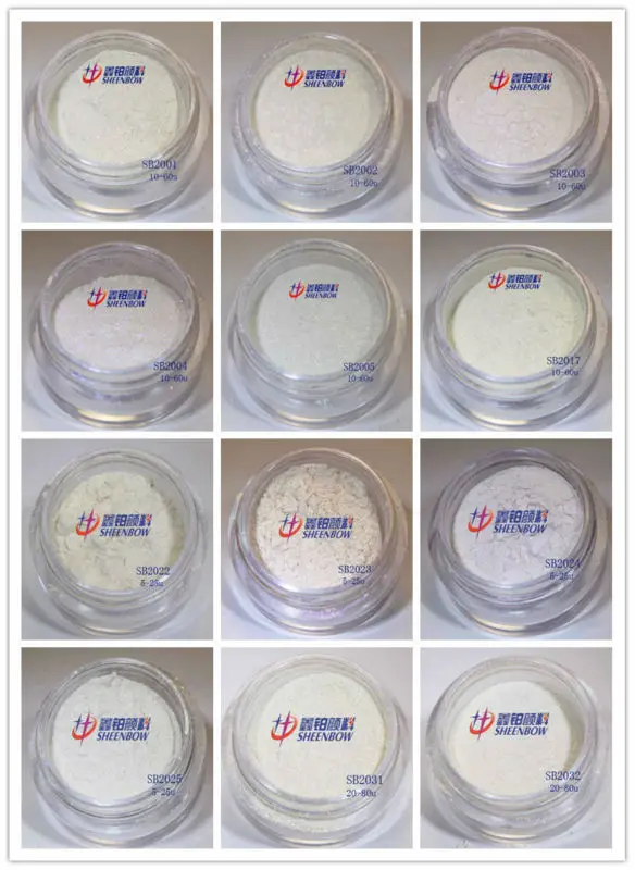 Iridescent Pearls Mica Flakes Coated With Titanium Dioxide Pearl ...