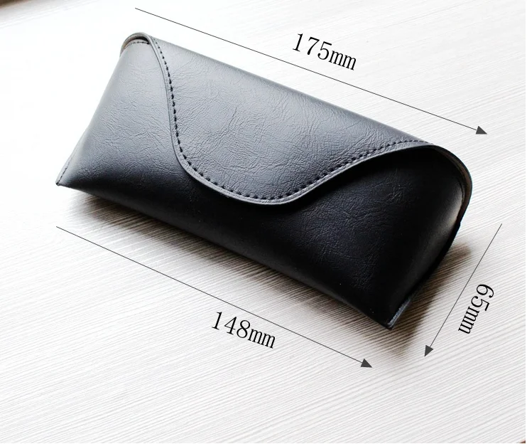 Durable Hard Leather Fancy Glasses Case Sunglasses Case Protector Box ...
