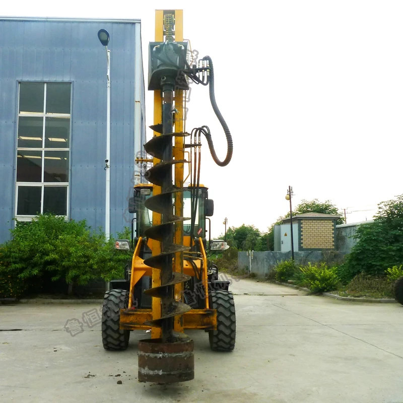 1meter Diameter Hole Vibratory Hammer Loader Type Ground Screw Machine ...