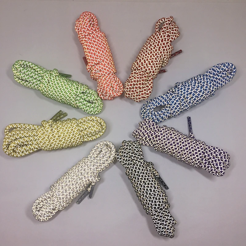 Factory Supply Multi Colored Round Rope Shoelaces Reflective ...