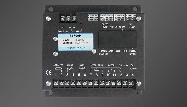 Speed Control System S6700H Speed Governor for Diesel Generator Control ...