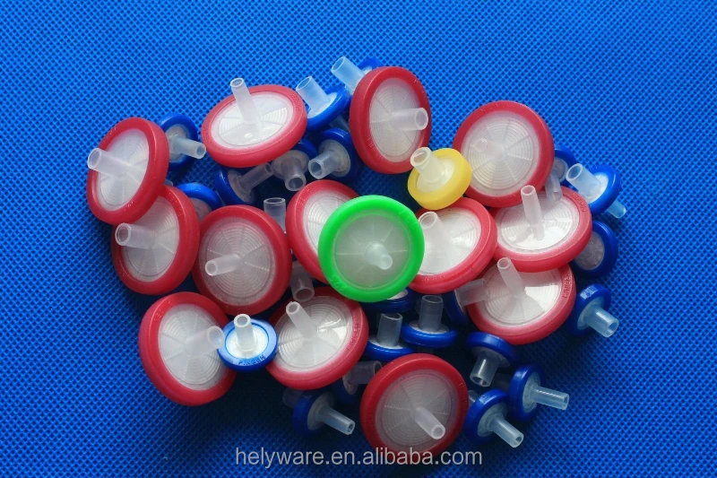 13 25 33mm Wheel Syringe Filter With Gf Glass Fiber Membrane For Lab ...