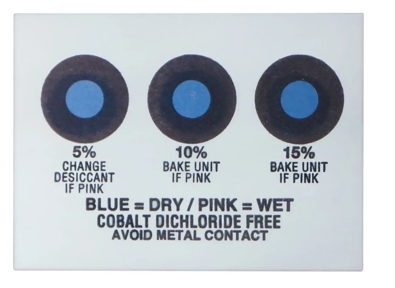 Color Change Humidity Indicator Card Eco-friendly Vacuum Packing For ...