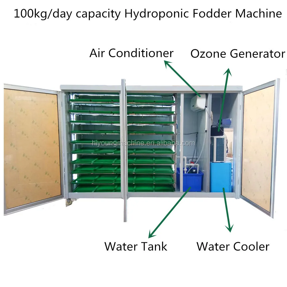 Hydroponic Fodder Machine - High Productivity & Quality