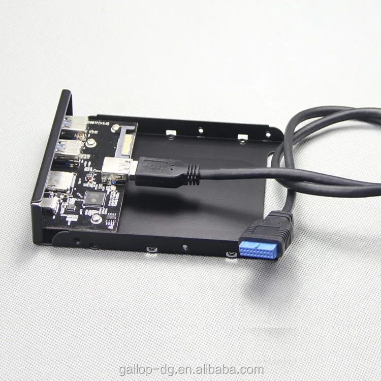 3.5" Front Panel Pc Case With Four Usb Hubs And Card Reader - Buy Usb ...