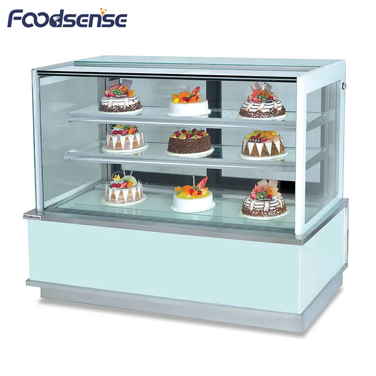 850W Counter Top Cake Display Chiller Unit, Stainless Steel Chilled ...