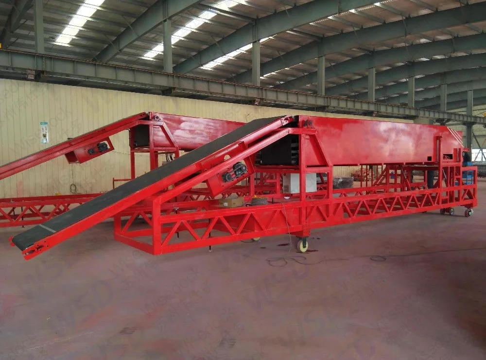 Industry Material Conveying Equipment / Wide Application Mobile Belt ...