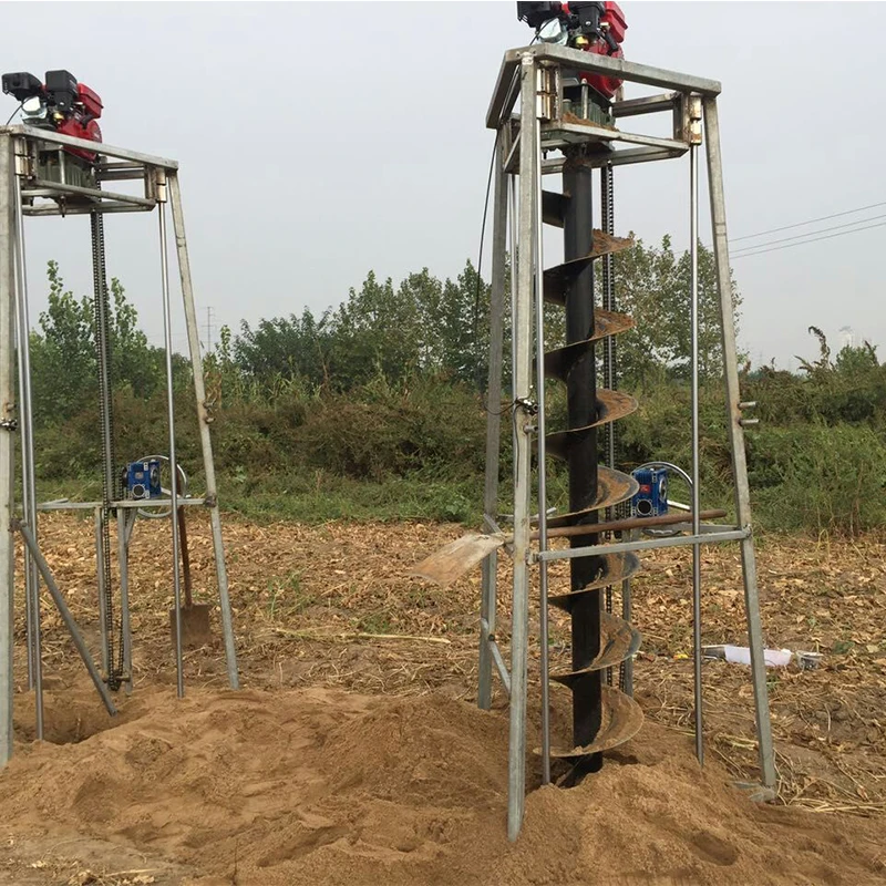 2.5meters Digging Machine Tripod Earth Auger - Buy Digging Machine ...