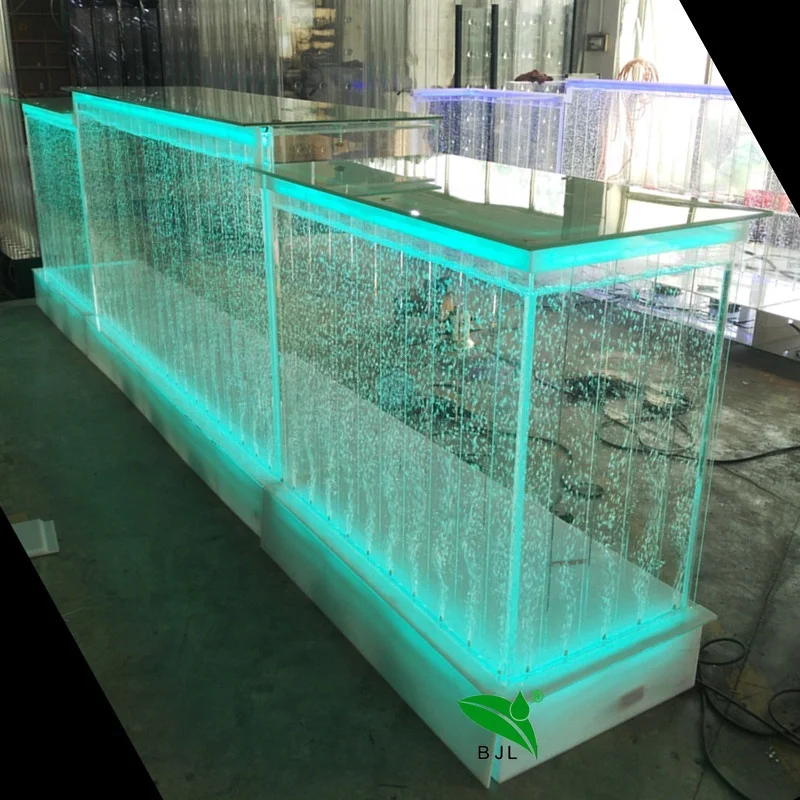 Luminous LED Bar Furniture - Water Bubble Panel Nightclub Light Bar ...