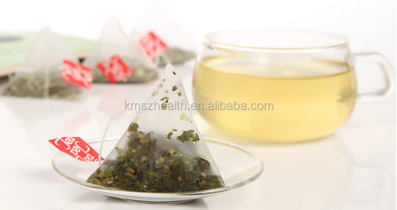 Food Grade Oem Biodegradable Triangle Shaped Teabag Nylon Mesh Pyramid ...