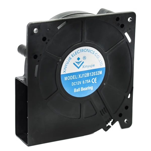 High Pressure 120mm 12V Radial Centrifugal Fan for Industrial ...
