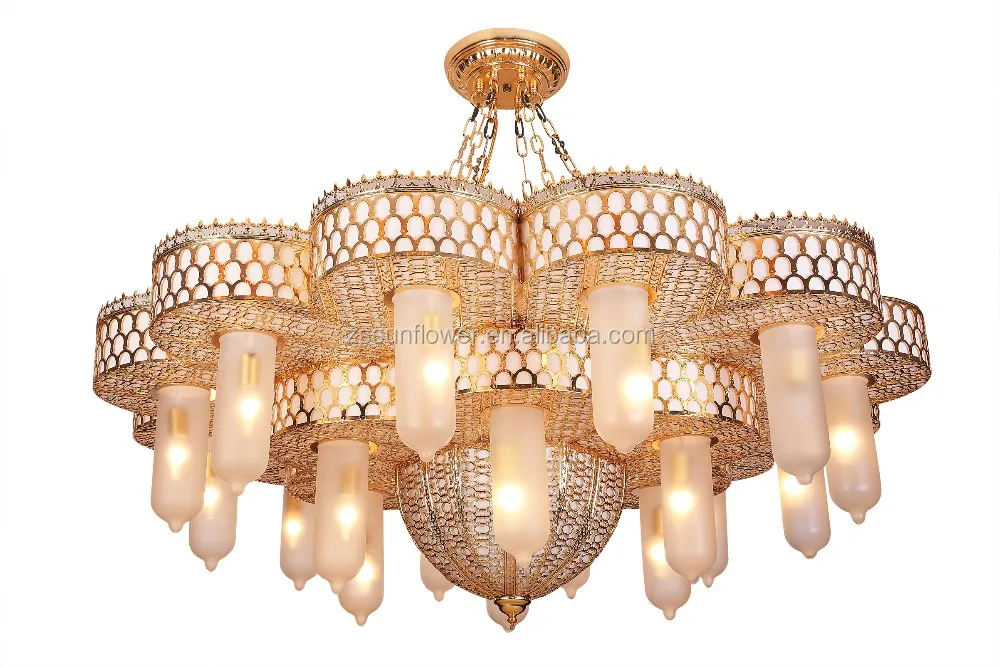 Arabic Style Muslim Project Large Iron Mosque Chandelier