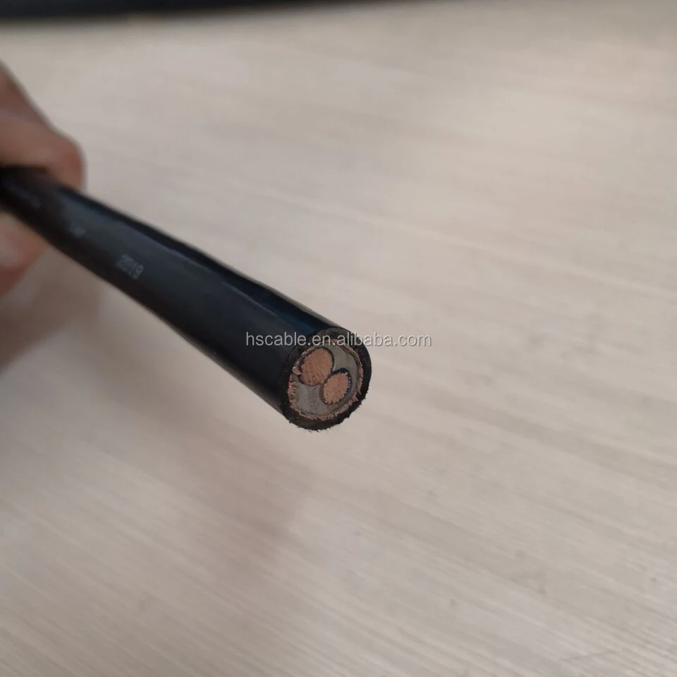 Power Cable 600V UL2586 2x10awg Black - Outdoor D Shielding