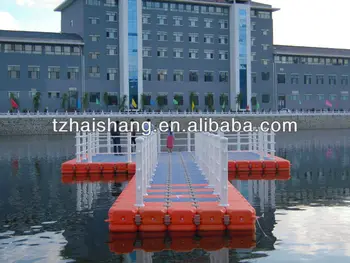 Plastic Floating Pier - Buy Floating Pier,Floating Pontoon Pier,Plastic ...