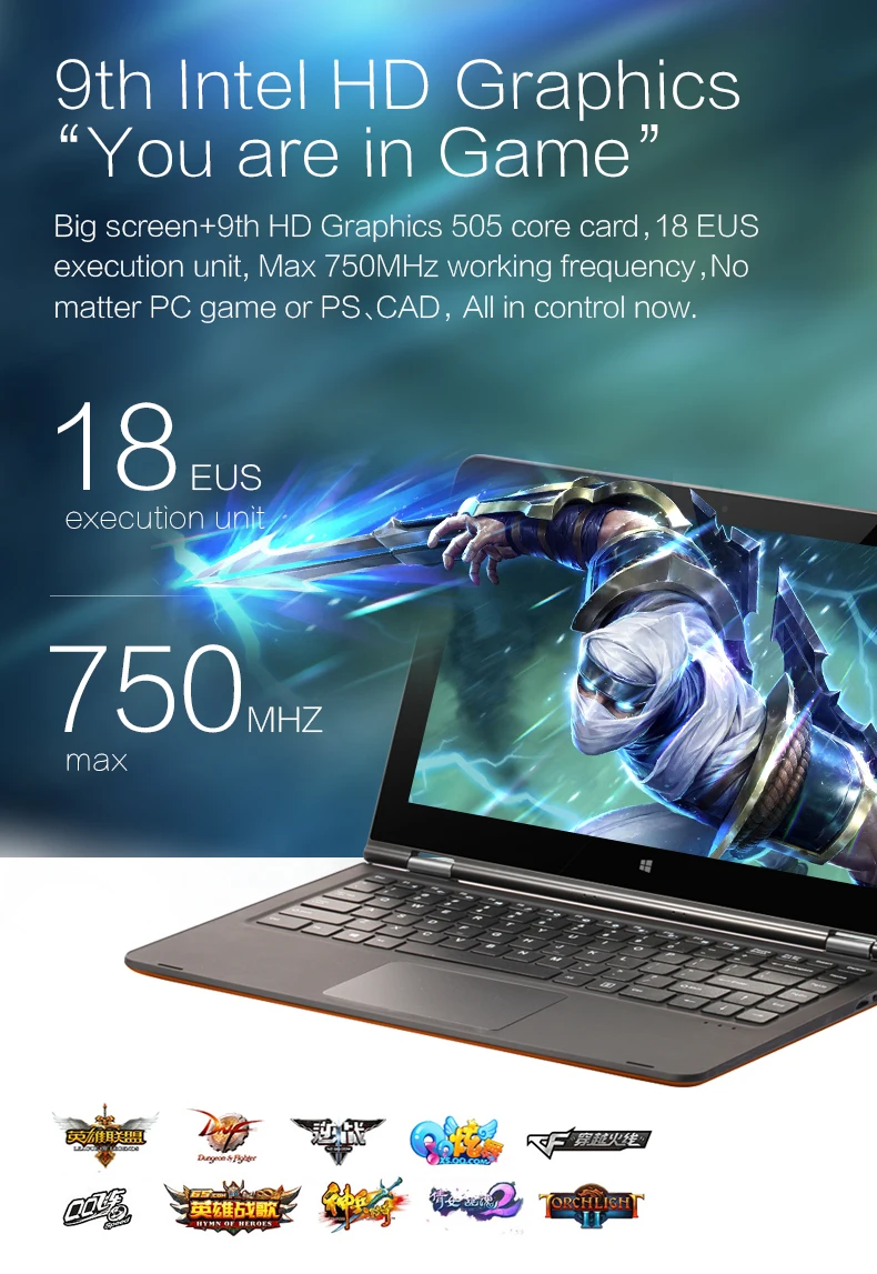 13inch Tablet Pc + Notebook With 13.3 Inch Lcd With Windows10 Quad Core ...