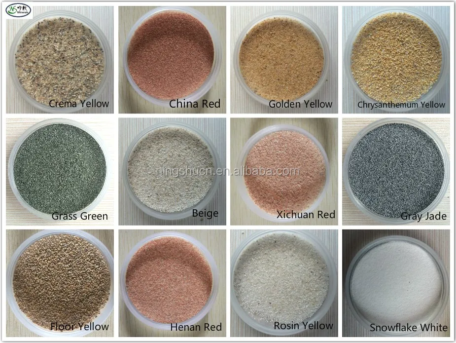 Round Shape Multicolor Green Quartz Sand For Epoxy Floor Paint,Coating ...