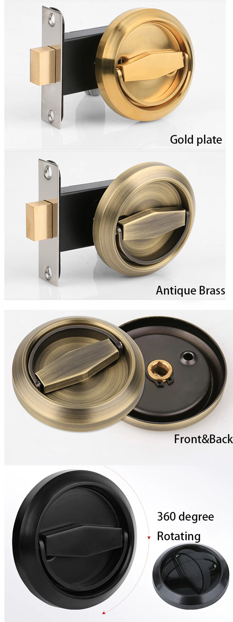 304 Stainless Steel High Quality Concealed Door Lock Set Particular For ...