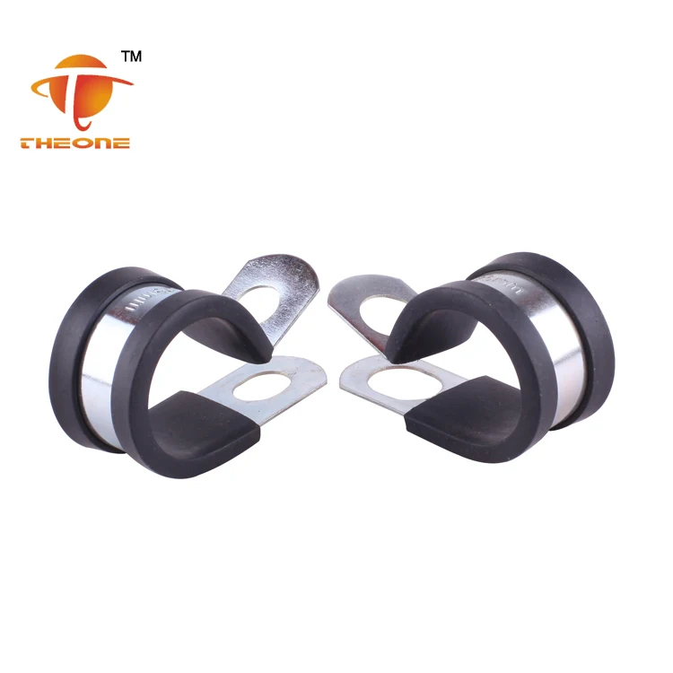 P Type Silicon Rubber Pipe Clamp - Buy Pipe Clamp,Rubber Coated Pipe ...