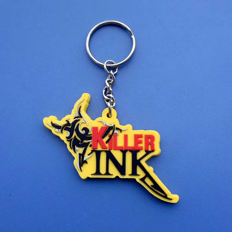 2d Rubber Keychain Customized Key Gadgets Pvc Keychain - Buy Soft Pvc ...
