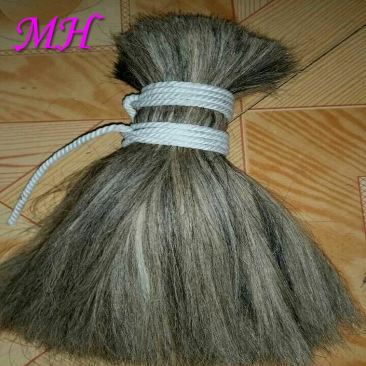 Raw High Quality Washed Goat Hair Bulk For Making Wigs And Fake Hair ...