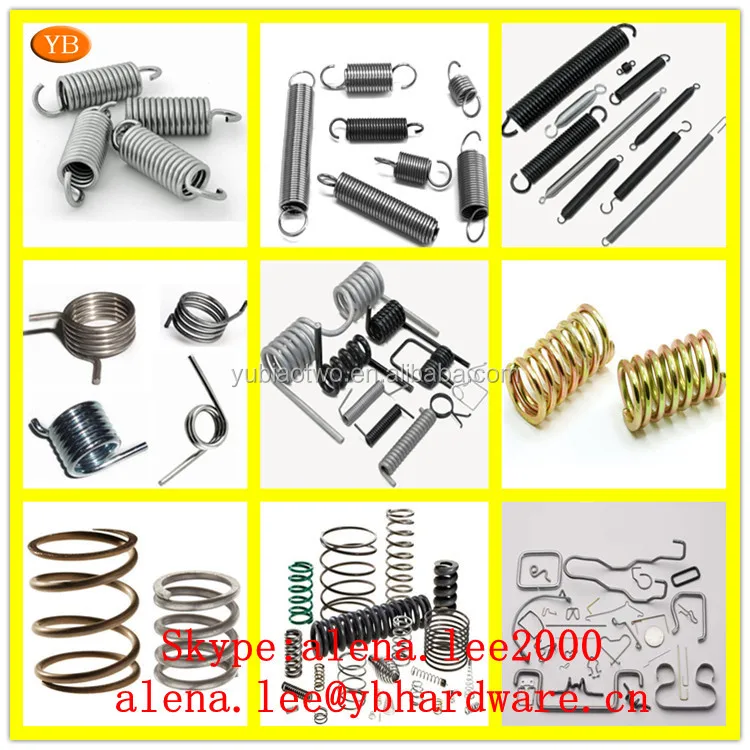 Custom Small Stainless Steel Extension Tension Spring With Double Hooks ...