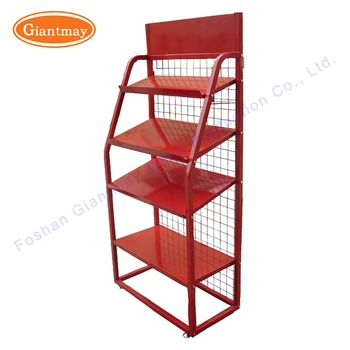 Metal Retail Store Inclined Floor Shelf Pillow Display Stand - Buy ...