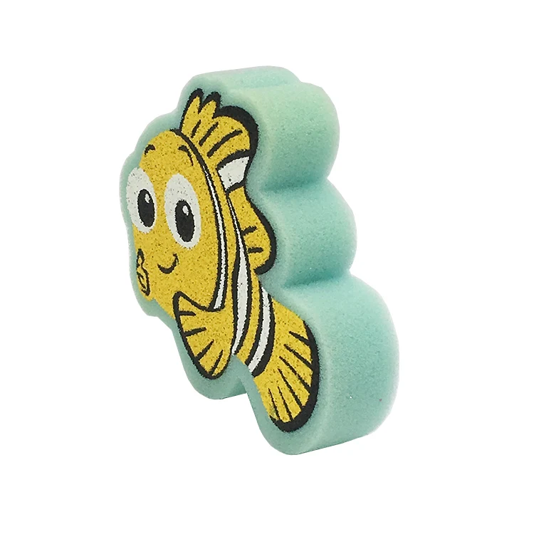 Harmless Eco Friendly Fish Shape Soft Sponge Bath Toy For Kids - Buy ...