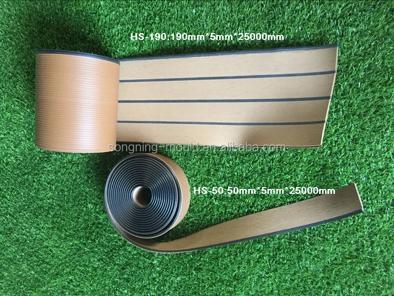 Synthetic Teak Boat Rubber Floor/marine Deck - Buy Boat Rubber Floor ...