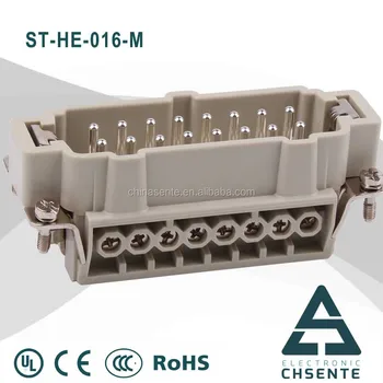 St- He Terminal Connector Female To Male Electrical Clamp 16 Pin Female ...