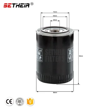 Oil Filter For Mitsubishi L200/pejero Sport/montero Oe Ts200006 ...