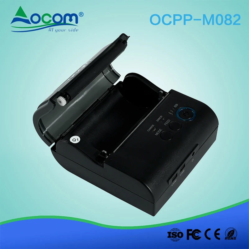 80mm Wireless Bill Barcode Battery Powered Portable Handled Printer ...