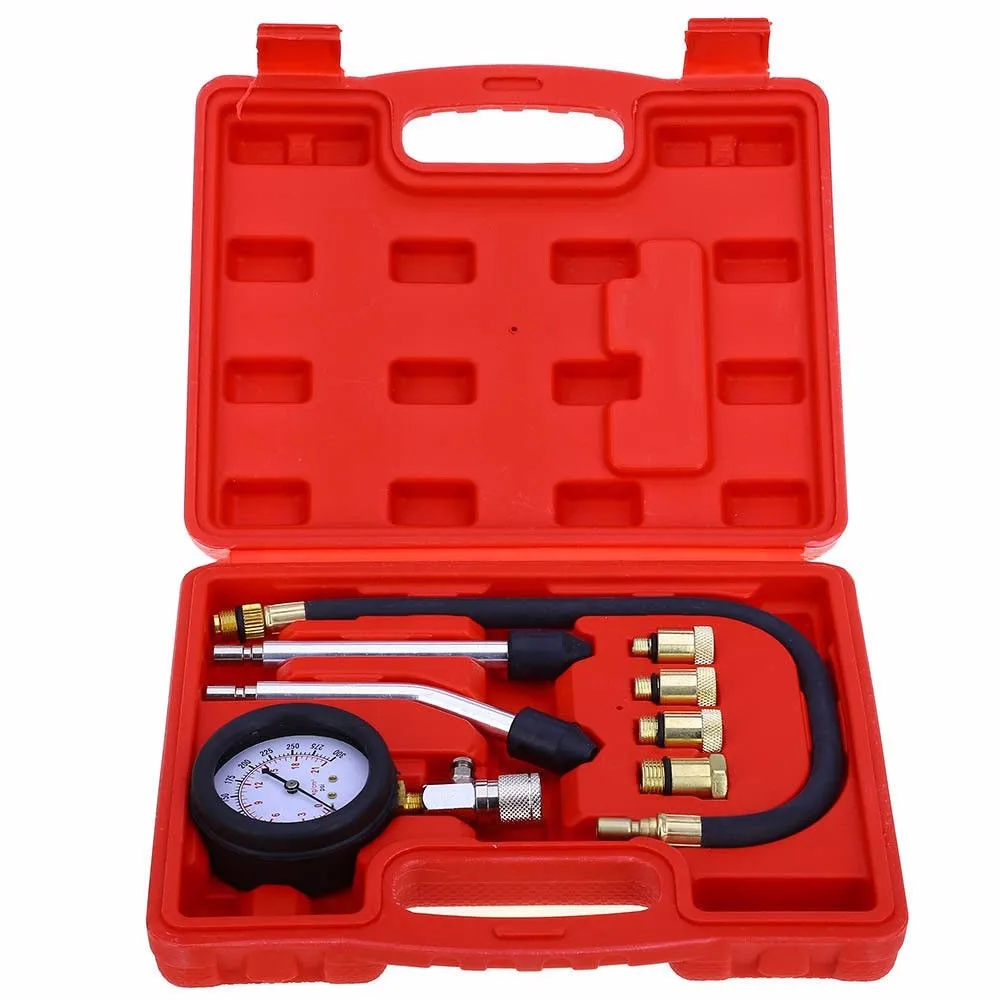 Compression Tester Gauge Set for Diesel Truck Engines