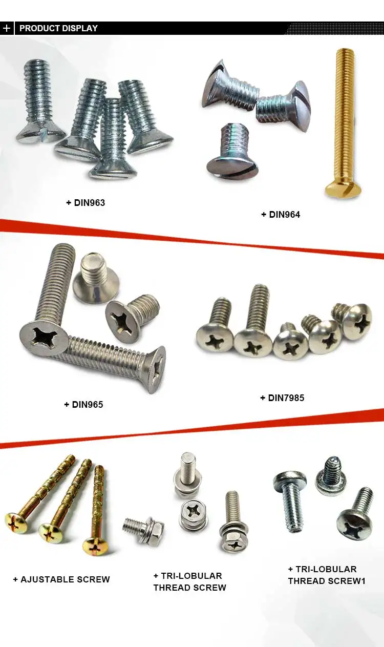 Buy bulk types of screws DIN7981Pan head self tapping screws with cross recessed