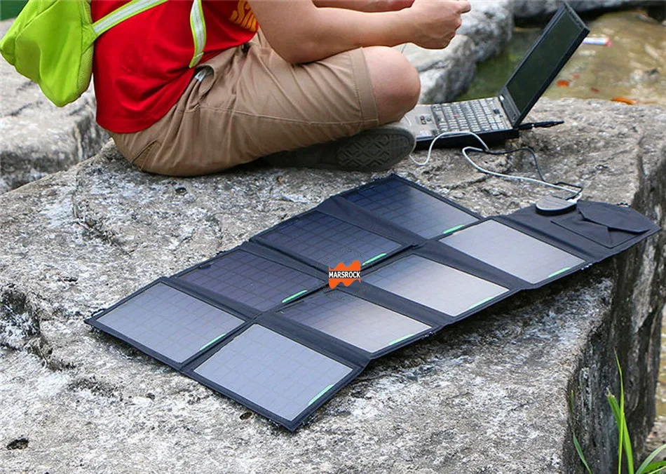 28w 18v Or 5v Foldable Solar Panel Charger With Solar Controller For ...