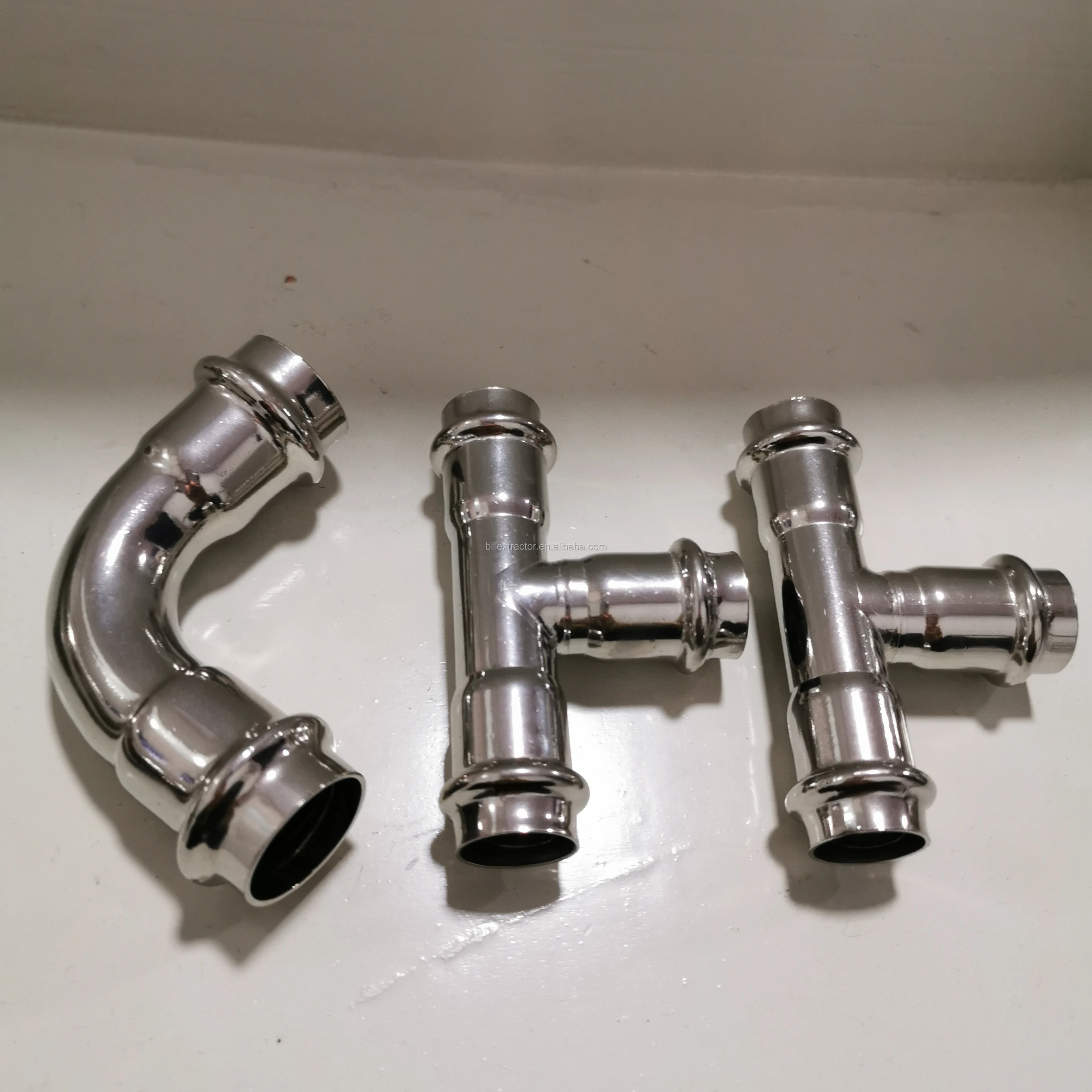 Viega V Profile Stainless Steel Coupling Pipe Press Fitting