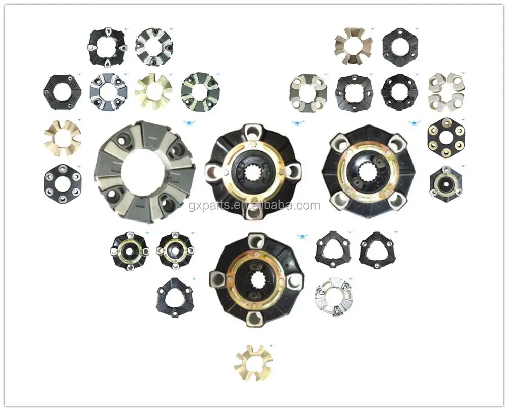 Excavator Machinery Rubber Parts 140h Coupling Assembly For Hd1250 ...