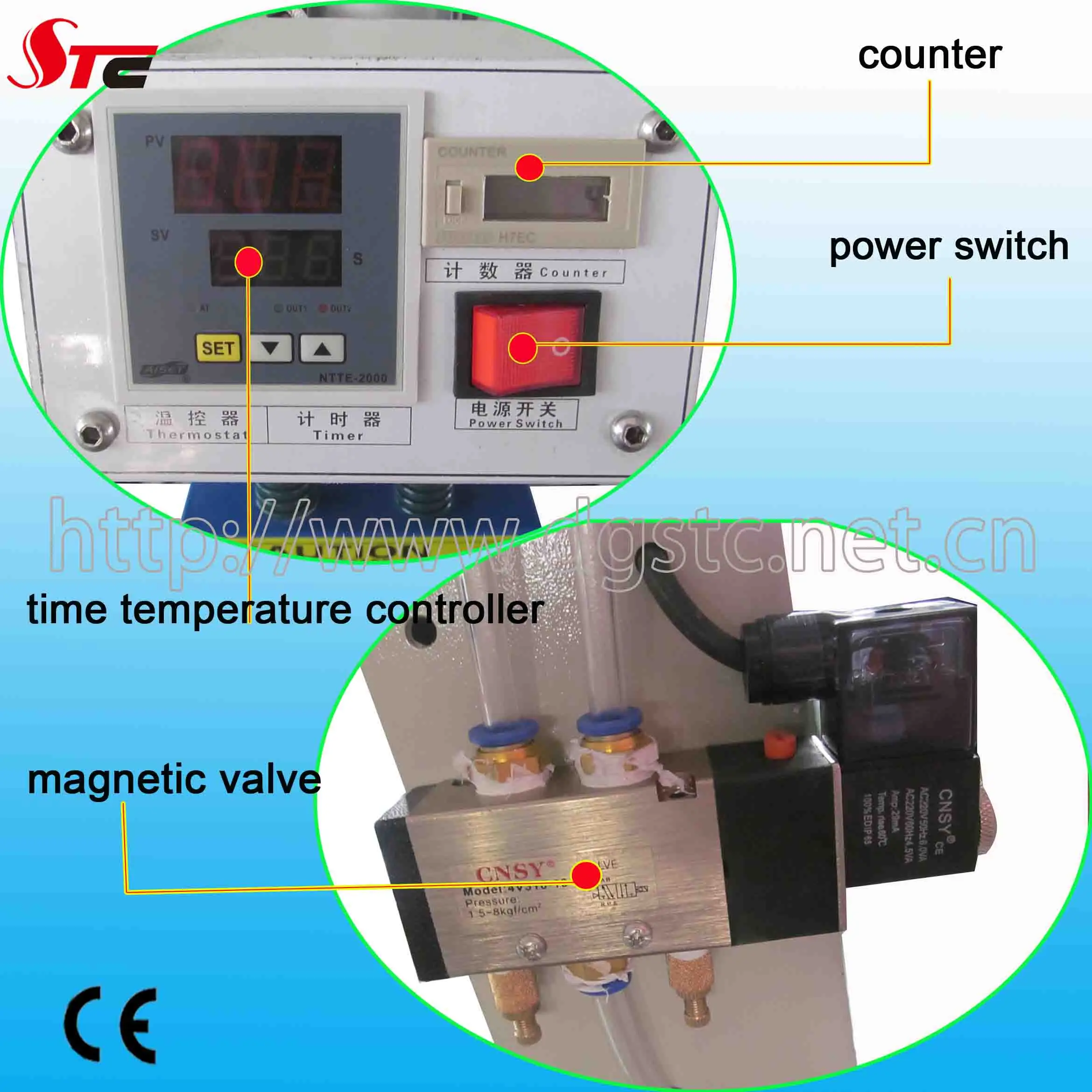 Wholesale Pneumatic Automatic Digital Clothing Label Stamp Print ...