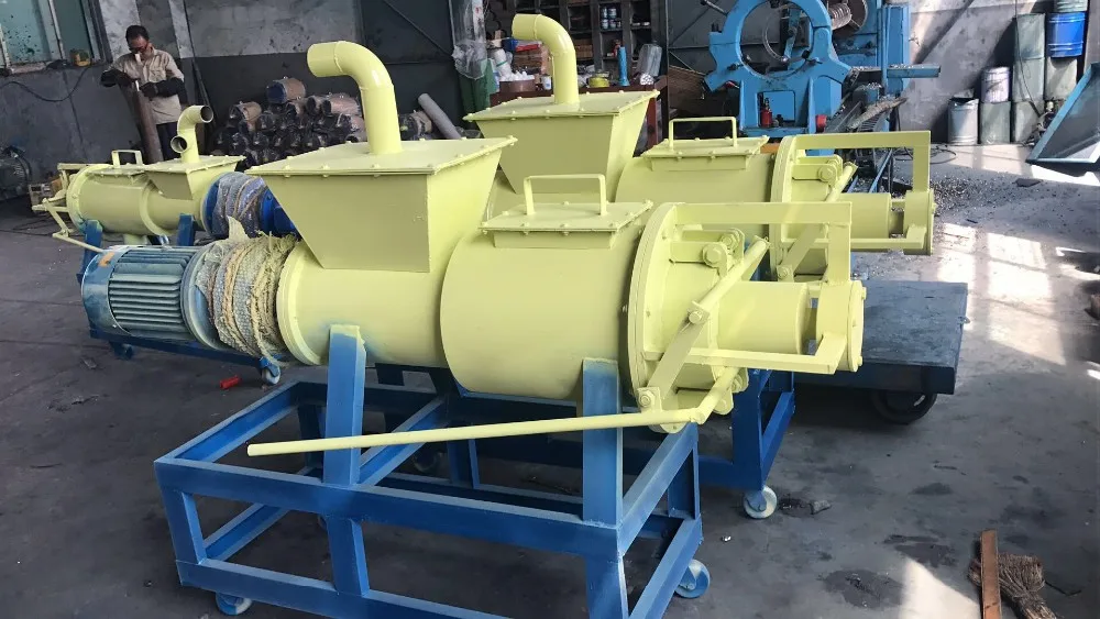 High Capacity Solid Liquid Separator Cow Dung Cleaning Machine - Buy ...