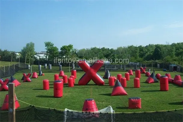 Large Inflatable Paintball Netting Arena Inflatable Paintball Field For ...