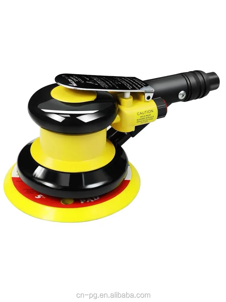 5" Pneumatic Air Random Orbit Sander - Efficient Waxing