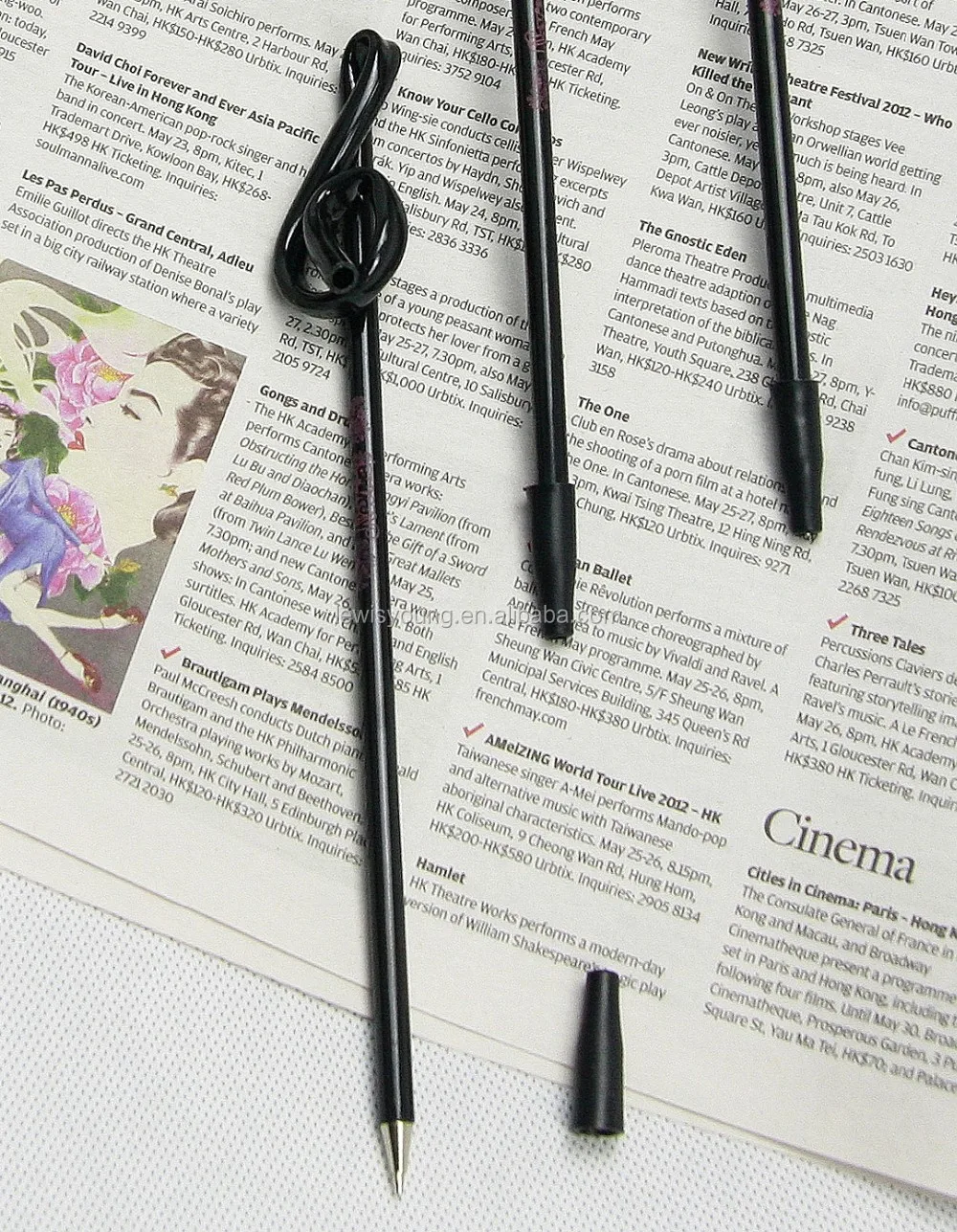 Music Shape Ballpoint Pen,Play Music Pen - Buy Music Shape Ballpoint ...