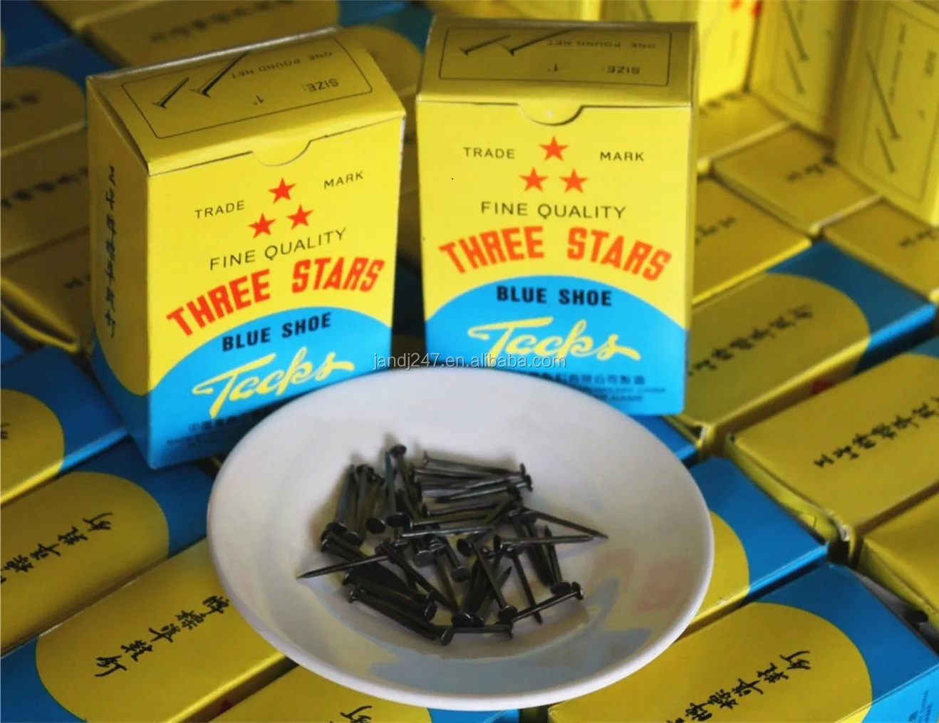 Fine Blue Shoe Tack Nails for Building Construction