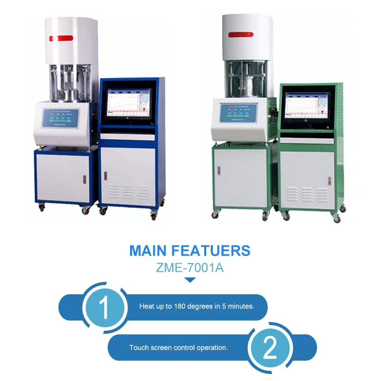 Iso6502:1991 Rubber Testing Rheometer With Rotorless Curemeter - Buy ...