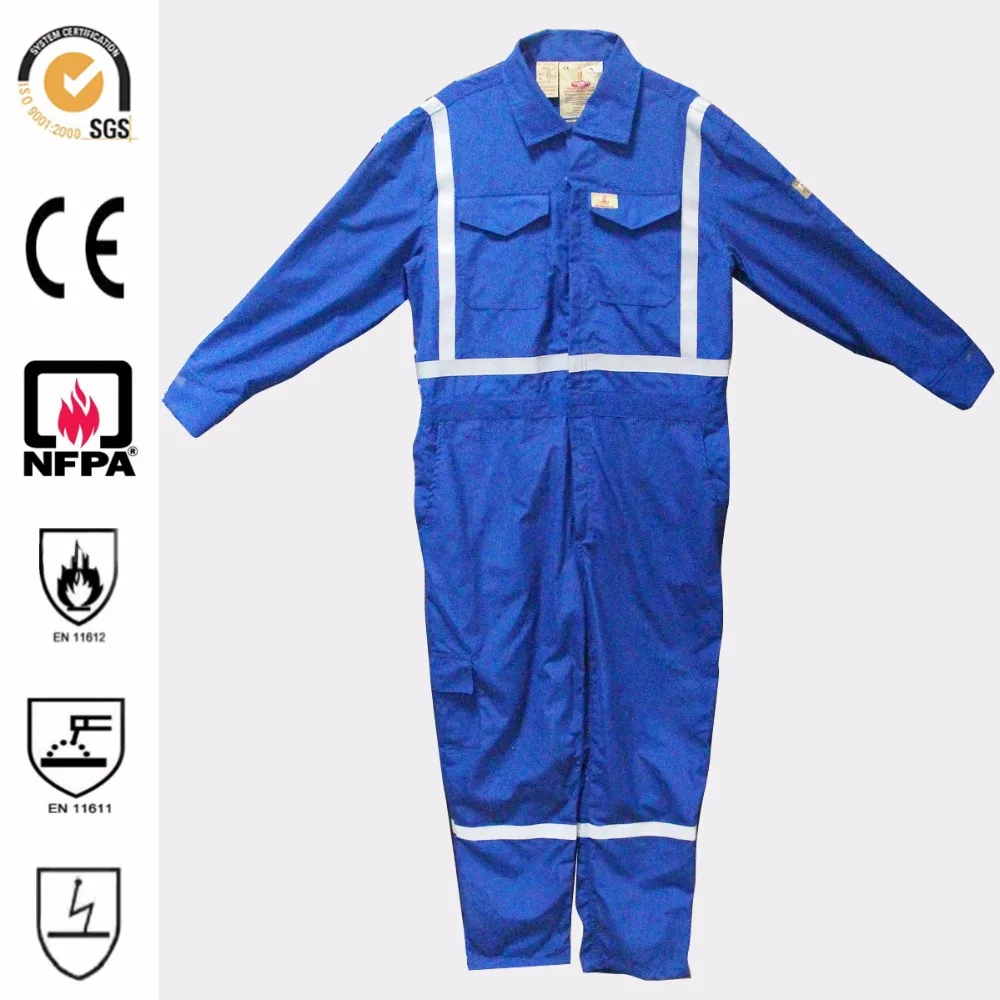 Flame Retardant Safety Firefighter Suit 155gsm 3a Fire Resistant For ...