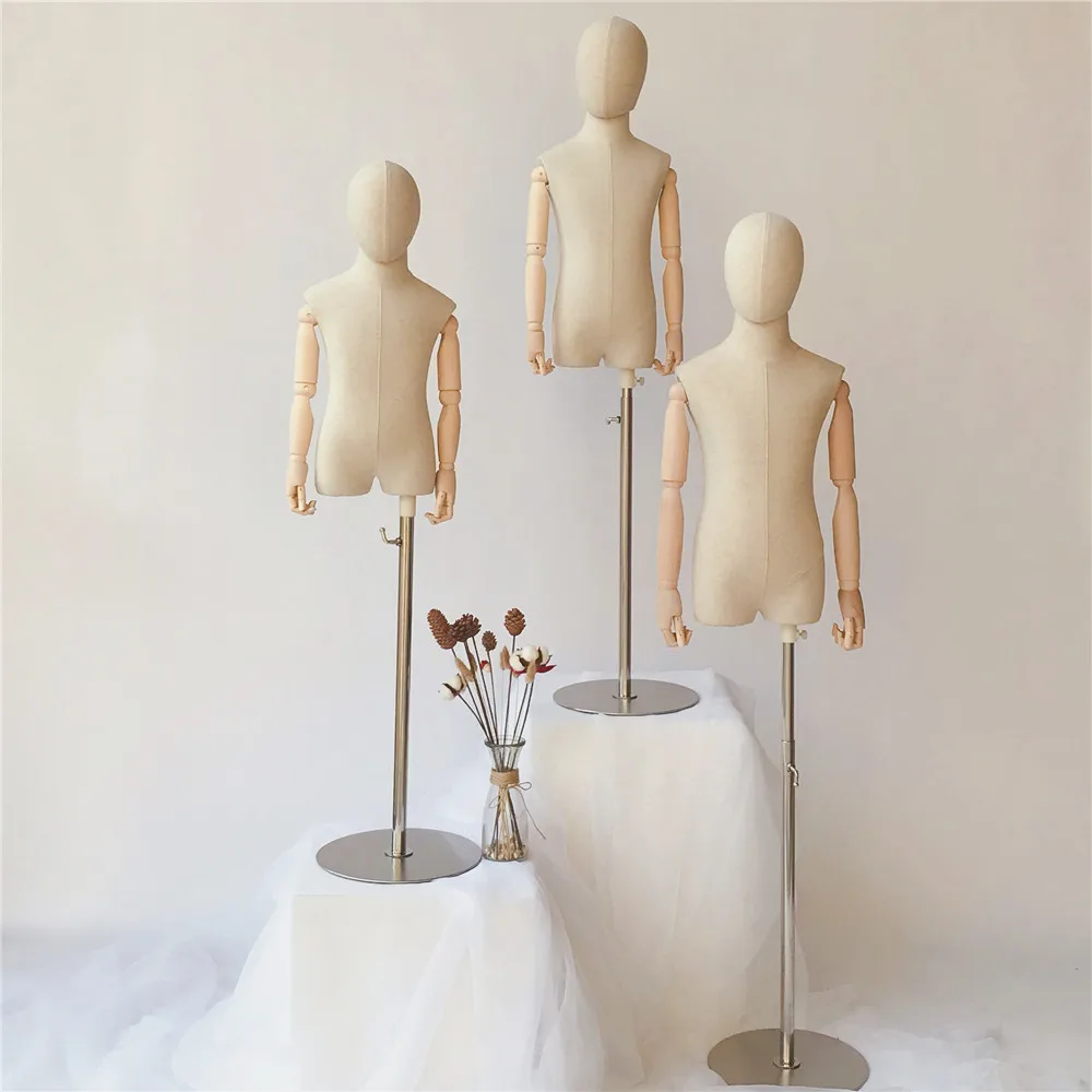 Dummy Material - Fashion Kids Dummy Fabric Covered Baby Torso