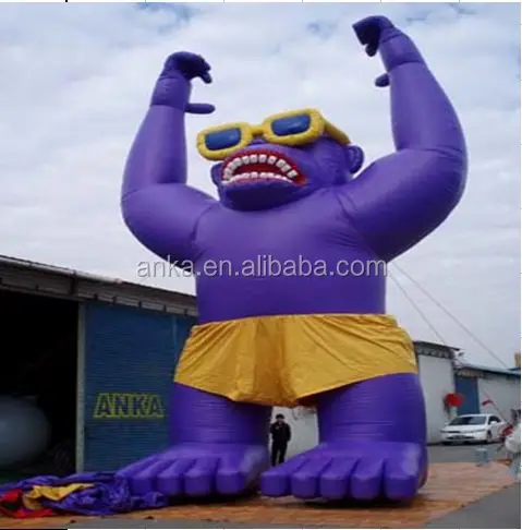 Custom Made Giant Inflatable Gorilla With High Quality - Buy Giant ...