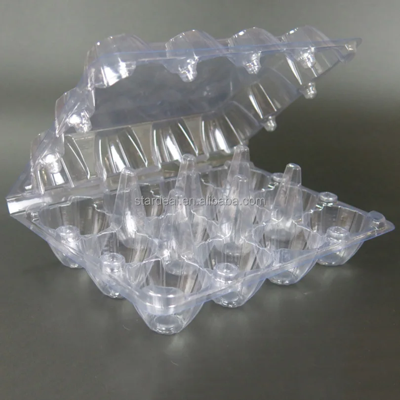 Hot Sell Disposable Pet Pvc Blister Plastic Egg Container Clamshell Box ...