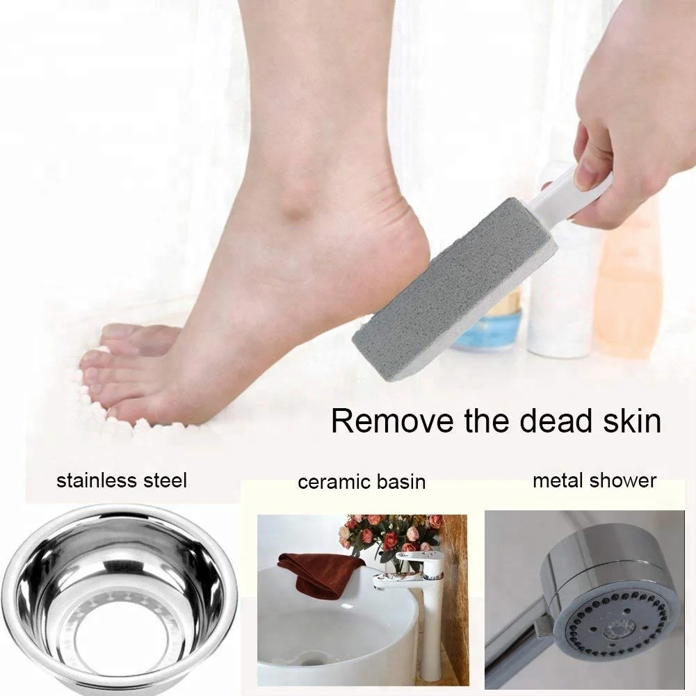 Toilet Bowl Pumice Cleaning Stone Sticks With Handle,Remove Hard Water ...