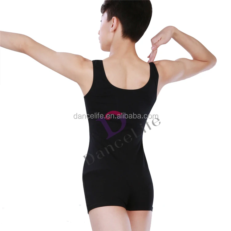 A2626 Black Dance Unitard Wholesale Gymnastics Leotards Boy tank Ballet ...